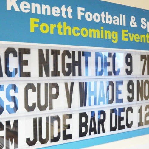 Fixture Board (Bespoke) - READERBOARDS