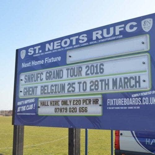 Fixture Board (Bespoke) - READERBOARDS