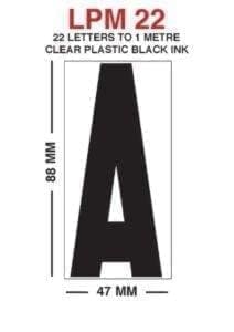 Letter Ledge Changeable Letters - READERBOARDS