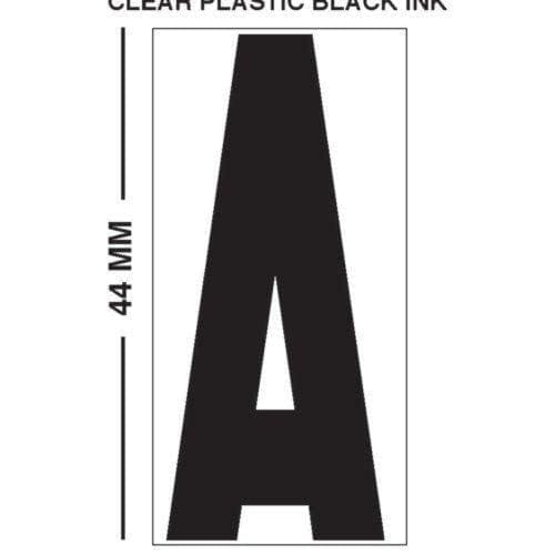 LPM 45 CLEAR LETTERS TILE PACK. Tiny Changeable letters